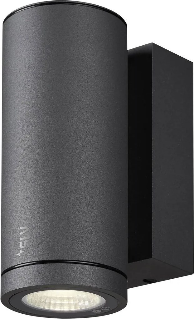 LA 1003422 ENOLA ROUND S single Outdoor, nástěnné LED svítidlo, antracitové - BIG WHITE (SLV)