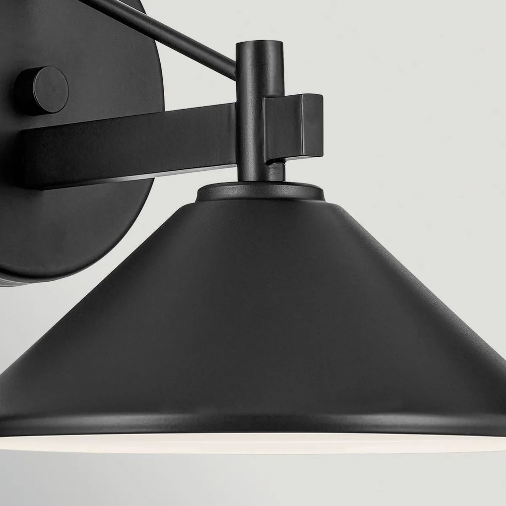 Venkovní světlo na fasádu Elstead Ripley S LED 8W IP44 Černá
