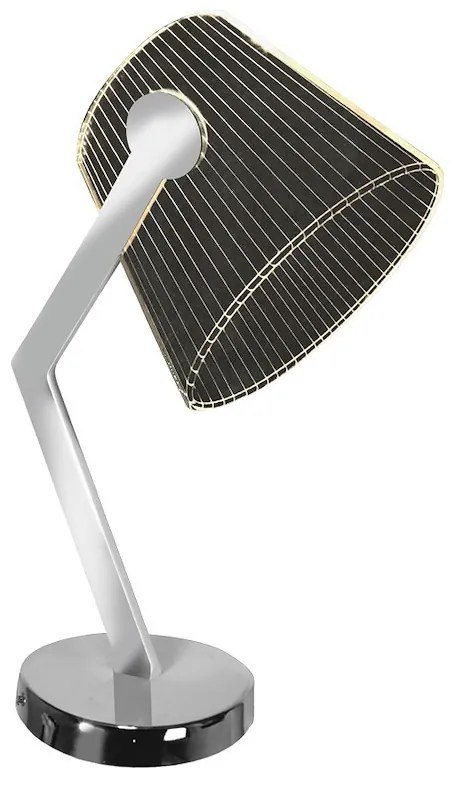 Stolní lampa 3D, 1x akrylové stínítko, ch
