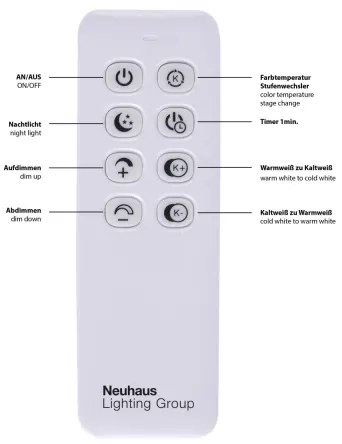 Leuchten Direkt 14017-55 - LED Stmívatelné svítidlo IVEN 2xLED/20W/230V + DO