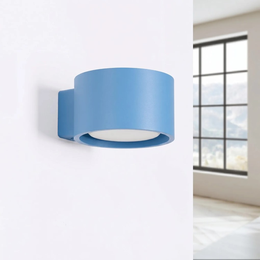 Sollux Lighting Nástěnné svítidlo MODO 1 azurové GX53