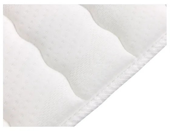 Kontinentální jednolůžková postel Junior Ribezo 2, Rozměr postele: 80x200, Barva:: ekokoža Soft 017 (biała) + Fresh 01