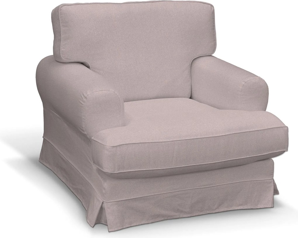Potah na křeslo IKEA Ekeskog barva růžová látka pletený vzor