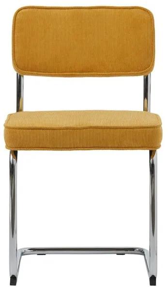 Žlutá jídelní židle Unique Furniture Rupert Bauhaus
