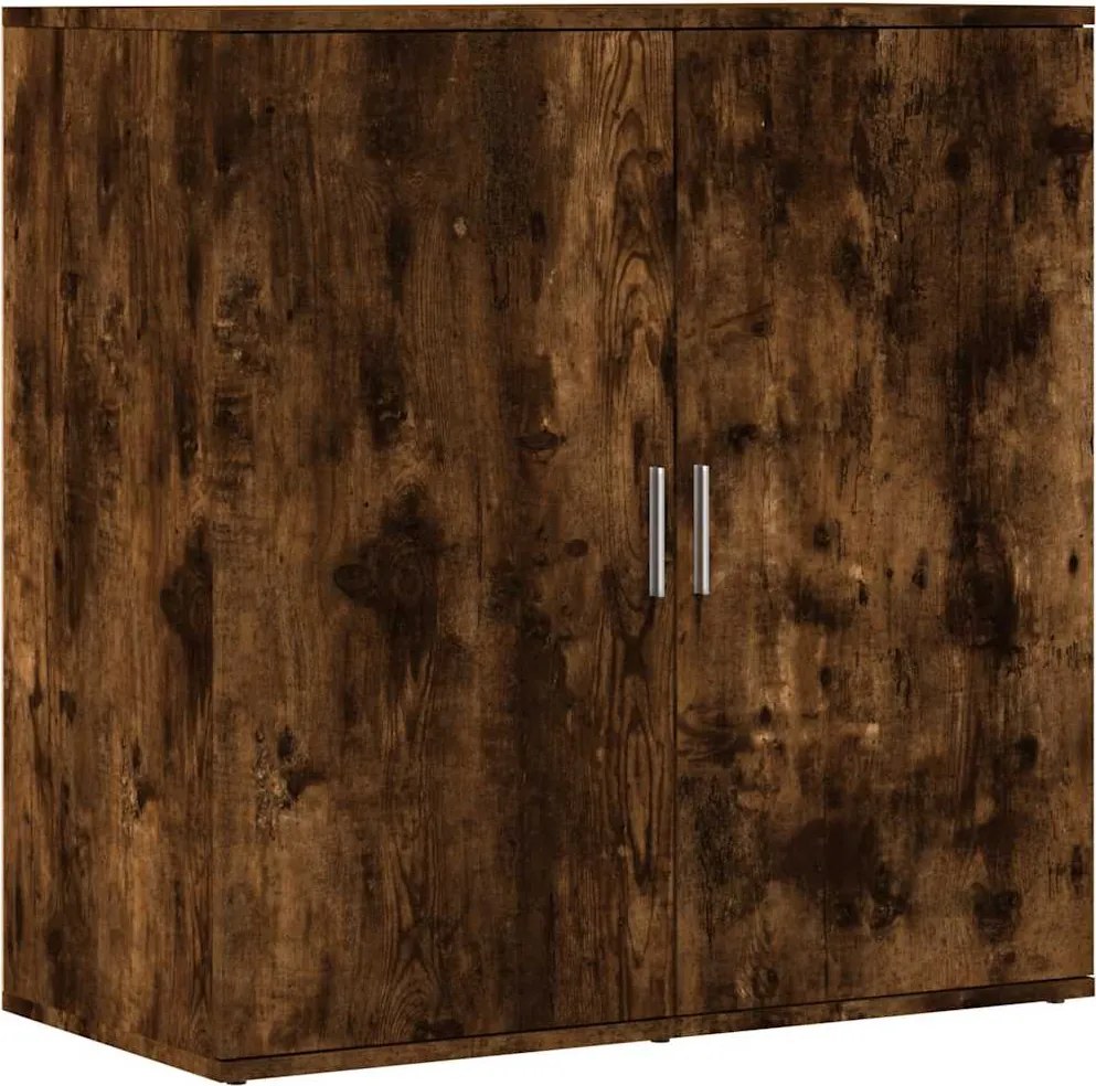 Příborníky 2 ks kouřový dub 79 x 38 x 80 cm kompozitní dřevo 3276606