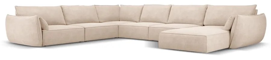 Béžová rohová pohovka (levý roh) Vanda – Mazzini Sofas