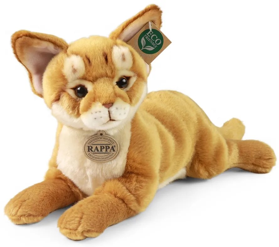 Rappa Plyšová kočka habešská 30 cm ECO-FRIENDLY