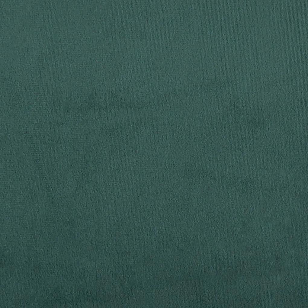 2místná pohovka tmavě zelená 140 cm samet - Default Title