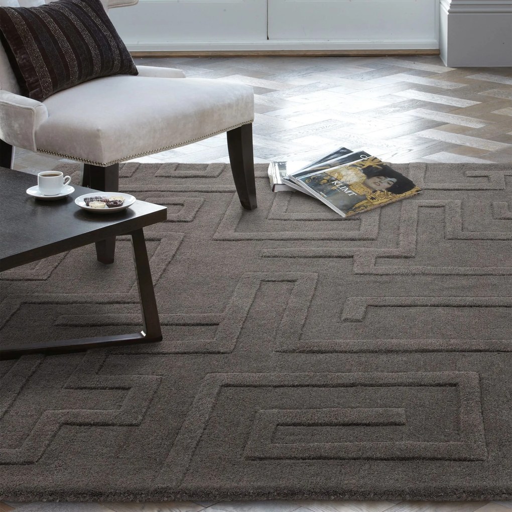 Tribeca Design Kusový koberec Parva Charcoal Rozměry: 160x230 cm