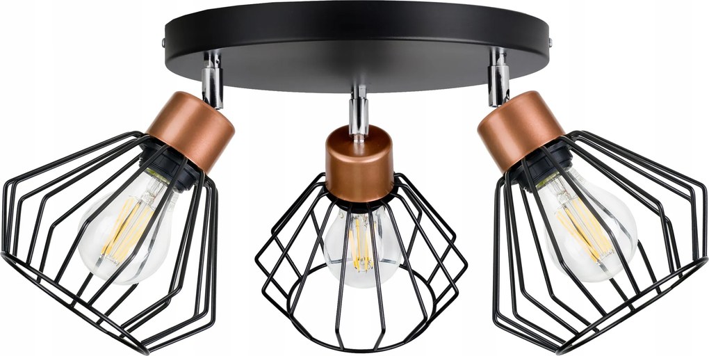Lampa stropní svítidlo Stropní Lustr loft Brylant Drát