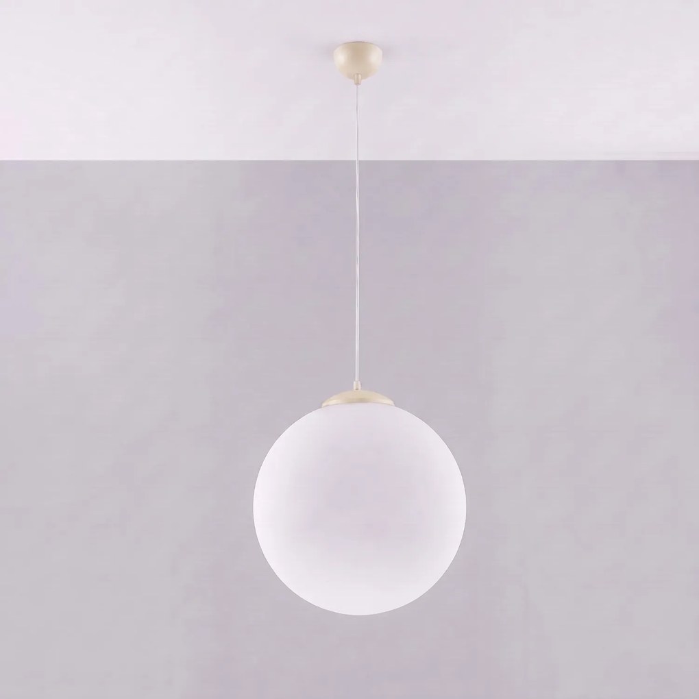 Sollux Lighting Závěsné svítidlo UGO 40 béžové