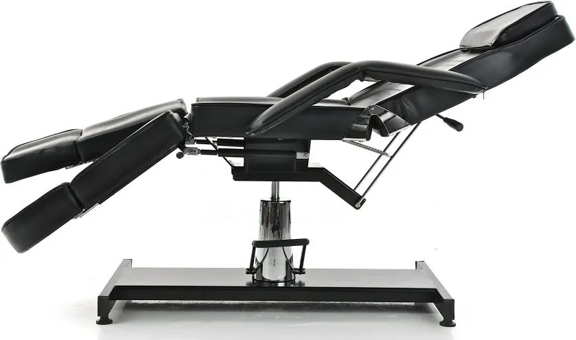Hydraulické kosmetické lehátko Split – černá