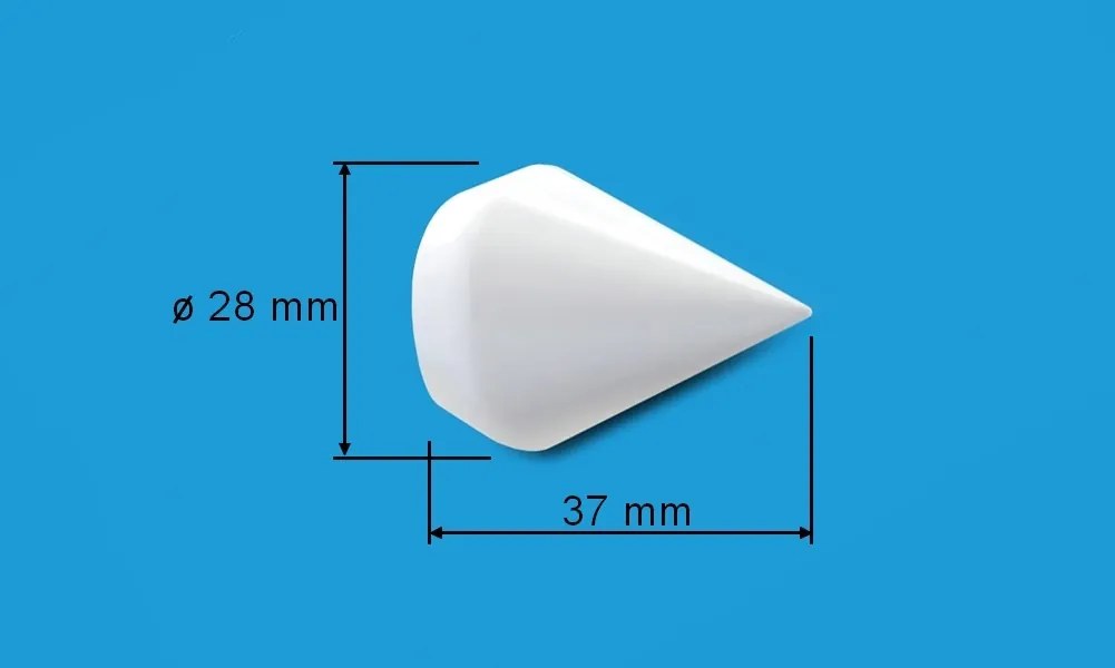 GARNÝŽE-HEBR Garnýž Hrot double bílá dvojitá 300 cm