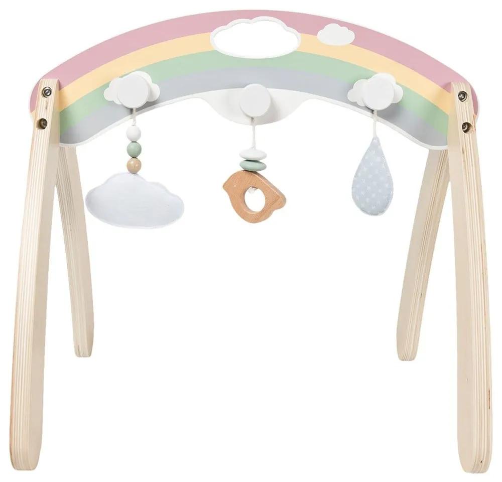 Montessori Duhová dětská hrazda pro miminka