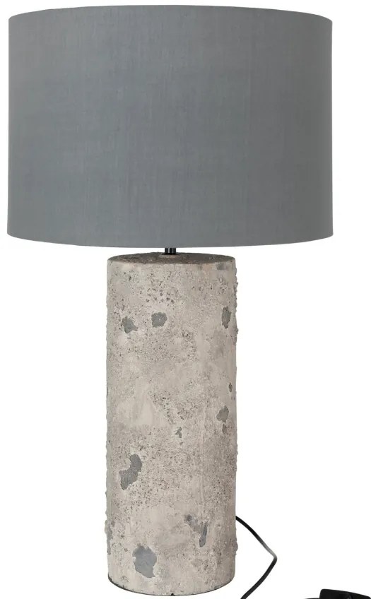 OnaDnes -20% Šedá stolní lampa J-line Creppe 72 cm