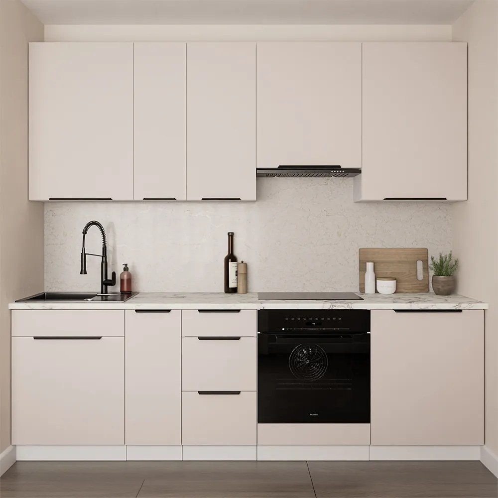 COMO | horní skříňka 80 NAGU-36 1F výklopná | 80 cm | HLUBOKÁ | bílá/kašmír
