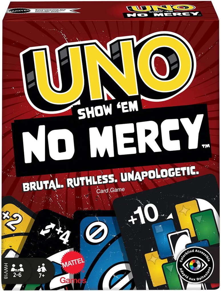 MATTEL HRA Uno karty Show Em No Mercy *SPOLEČENSKÉ HRY* 25hwv18