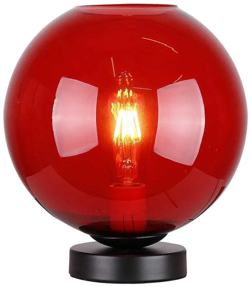 Stolní lampa GLOBE Candellux Červená
