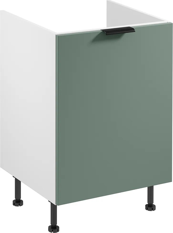 Kuchyňská linka SORENTO jv | 400 cm | bílá/zelená