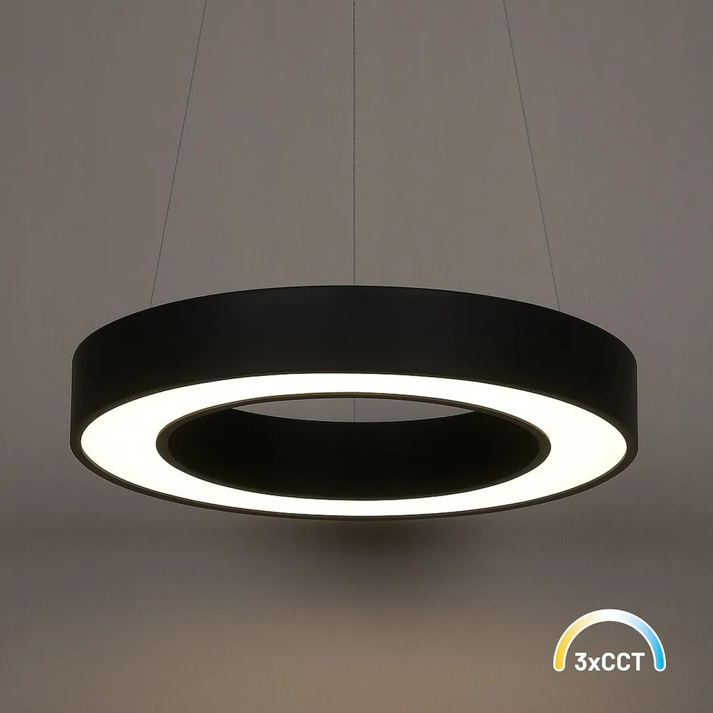 Závěsné LED svítidlo Union, 1x LED 40w, 3000-6000k, b