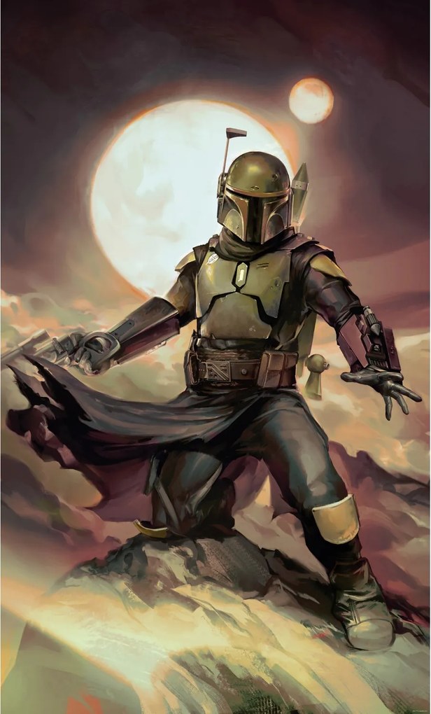 Komar Vliesová fototapeta Star Wars Boba Fett Epic 150 x 250 cm