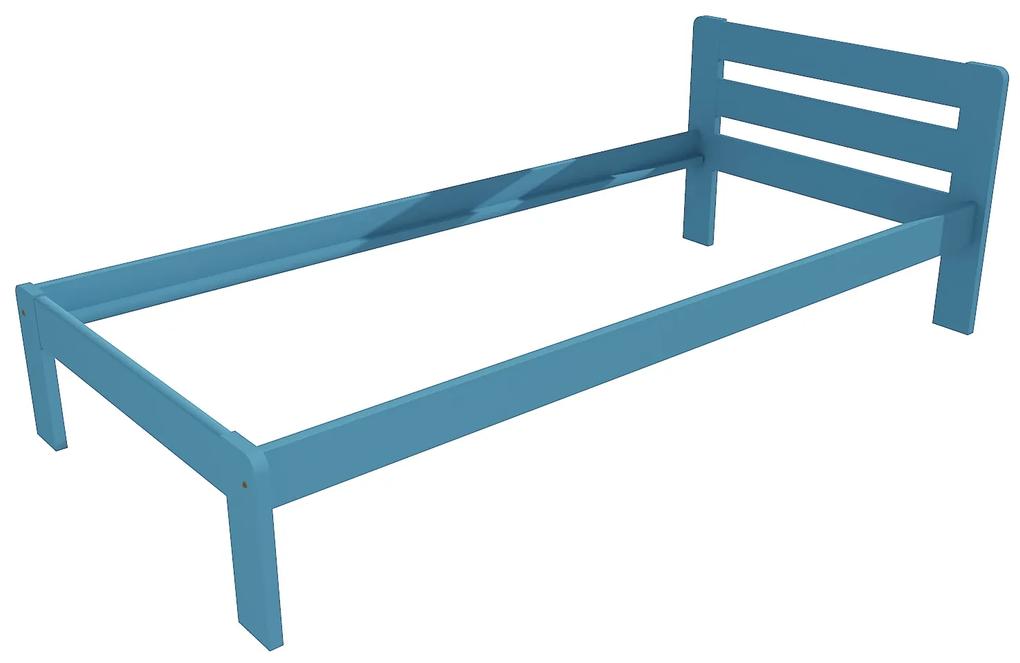 Vomaks Jednolůžková postel VMK002A Rozměr: 100 x 200 cm, Barva: barva modrá