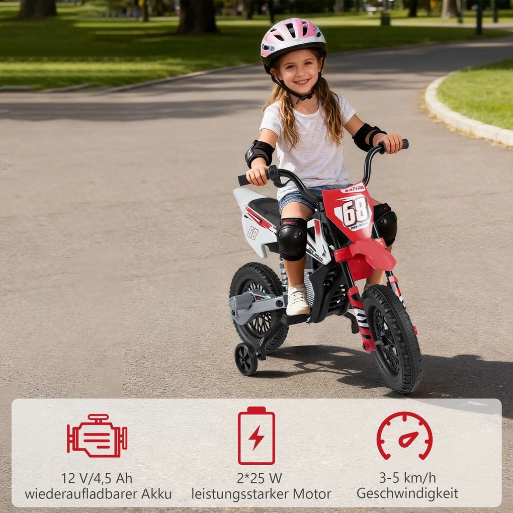 Costway 12 Elektrický dětský motocyklový elektrický motocykl