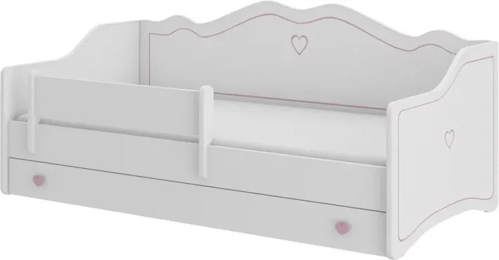 Postel s matracem EMKA Pink 160x80