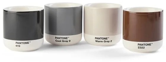 Černý porcelánový šálek na cappuccino 175 ml Black 419 – Pantone