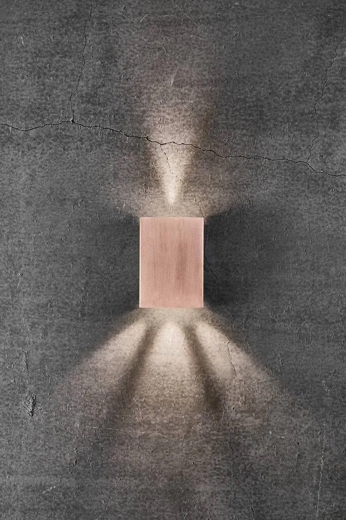NOR 2019041030 Venkovní nástěnné svítidlo Fold 10 2x3,5W LED měď čirá - NORDLUX