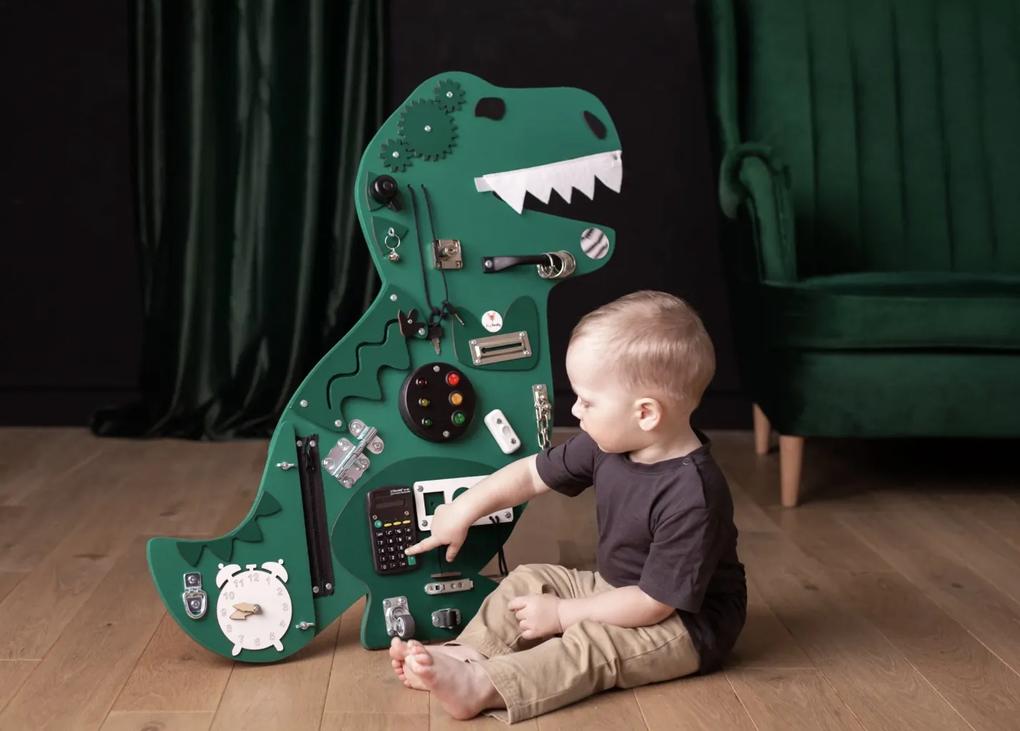 Foxy Family Montessori Activity Board - Dino Rex Activity board se jménem: Ano, Stojan: Ne