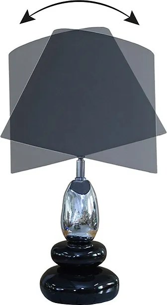 Designová stolní lampa Kaloosh 45 cm černá