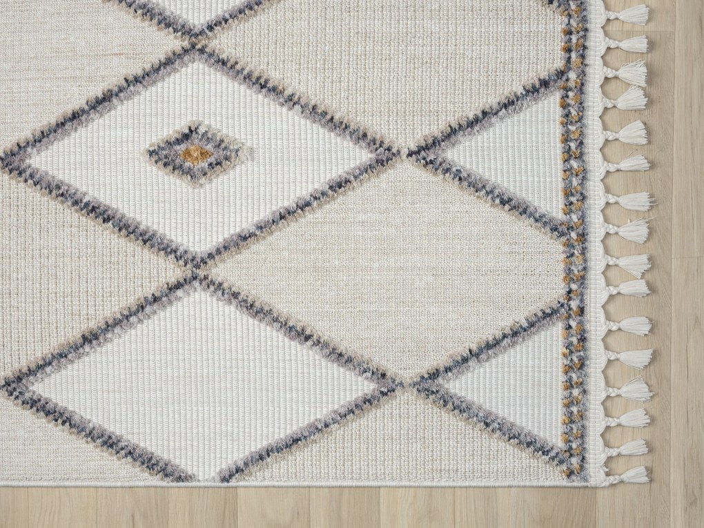 My Flair, Kusový koberec Luana 2 beige, 140x200, béžová, chodba / předsíň