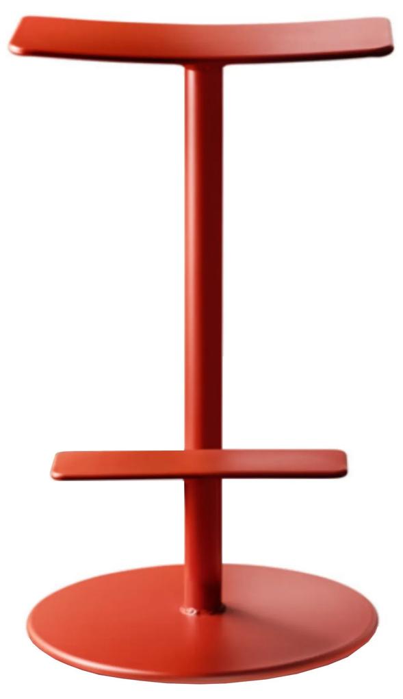 MAGIS - Barová židle SEQUOIA vysoká - korálová červená