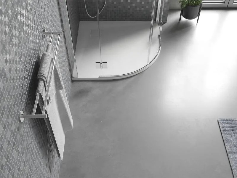 Mexen Bert čtvrtkruhový sprchový kout SMC 90 x 90 cm, bílý - 4KR109090