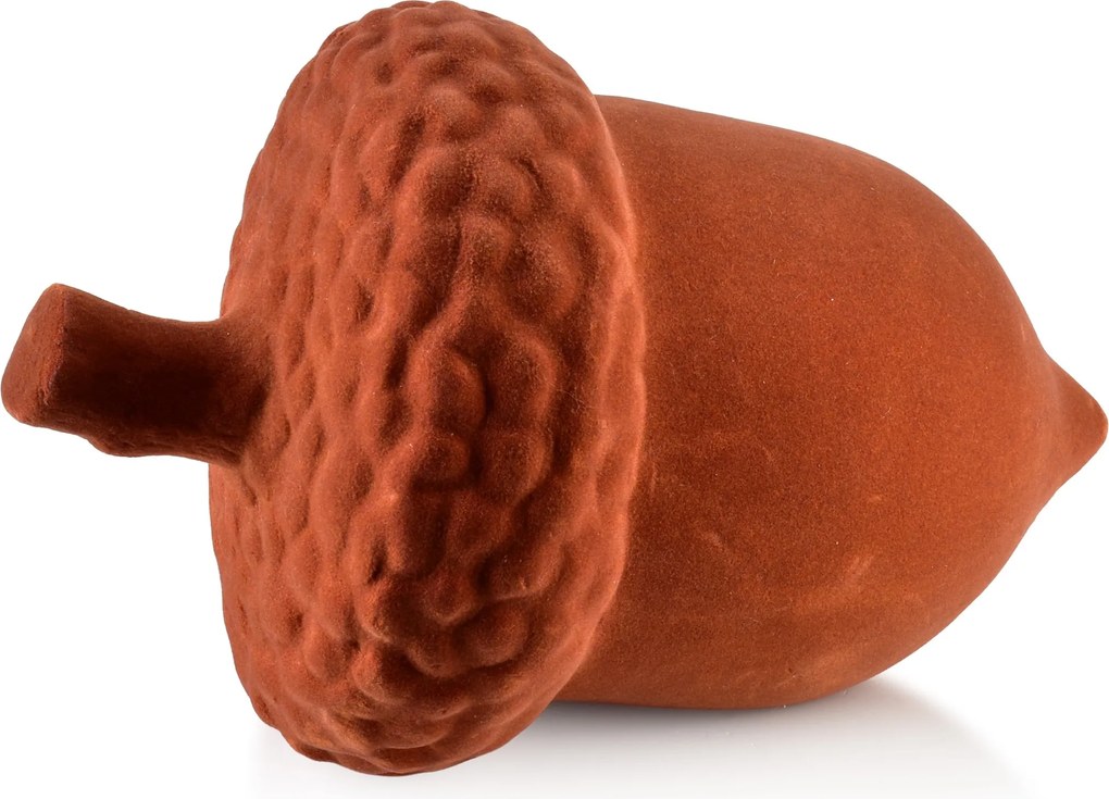 Keramická figurka žaludu MAVE 24x16 cm oranžová