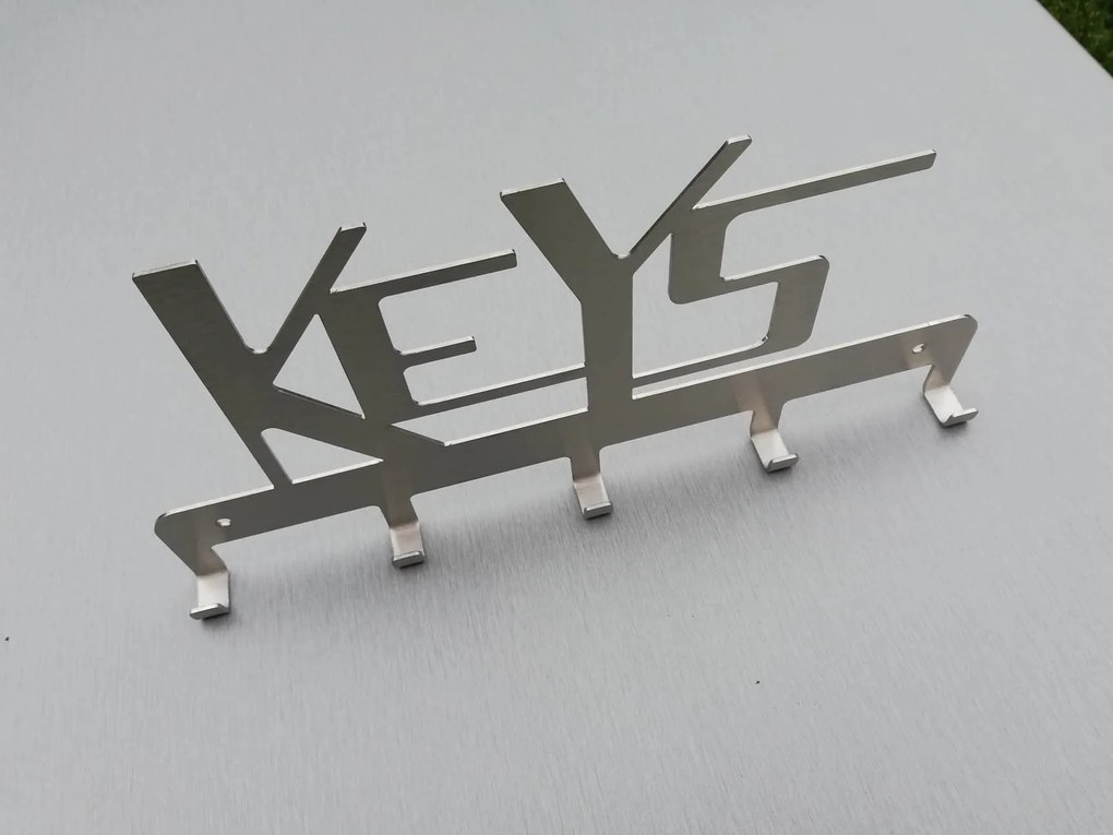 Nerezový věšák na klíče Keys