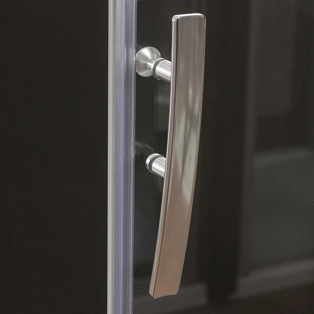 Roth PROXIMA LINE PXDO1N Jednokřídlé sprchové dveře pro instalaci do niky 100 cm Profil: Lesk, Sklo: Hladké čiré