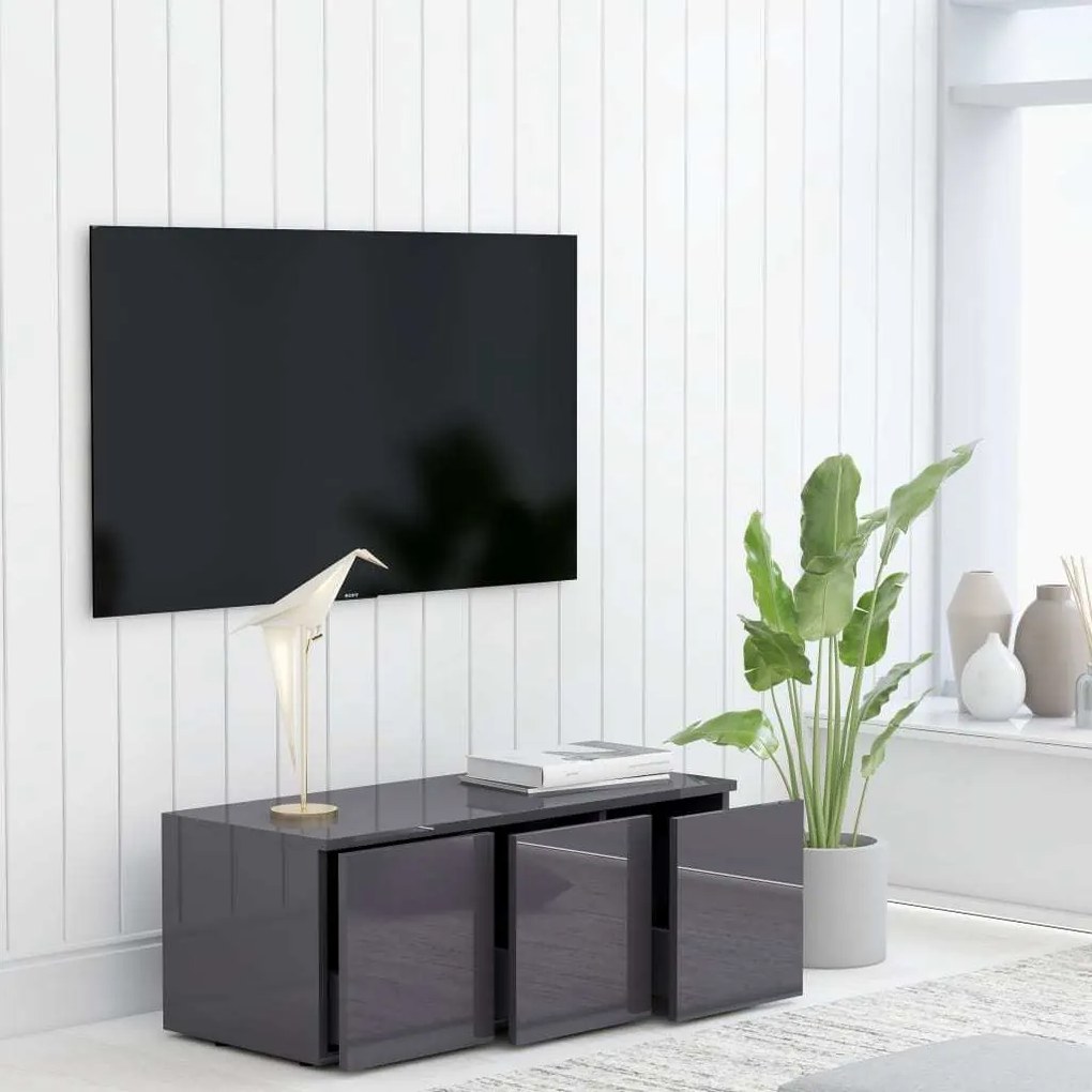 vidaXL TV stolek 80 x 34 x 30 cm dřevotříska [801867] Barva: kouřový dub