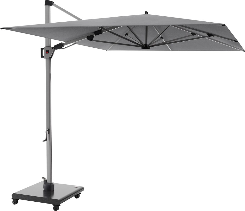 Knirps HYPERION 330 x 240 PRESTIGE - luxusní výkyvný zahradní slunečník s boční tyčí