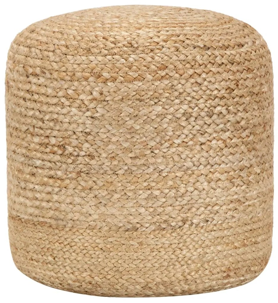 Ručně vyrobený sedací puf 40 x 45 cm juta 248072