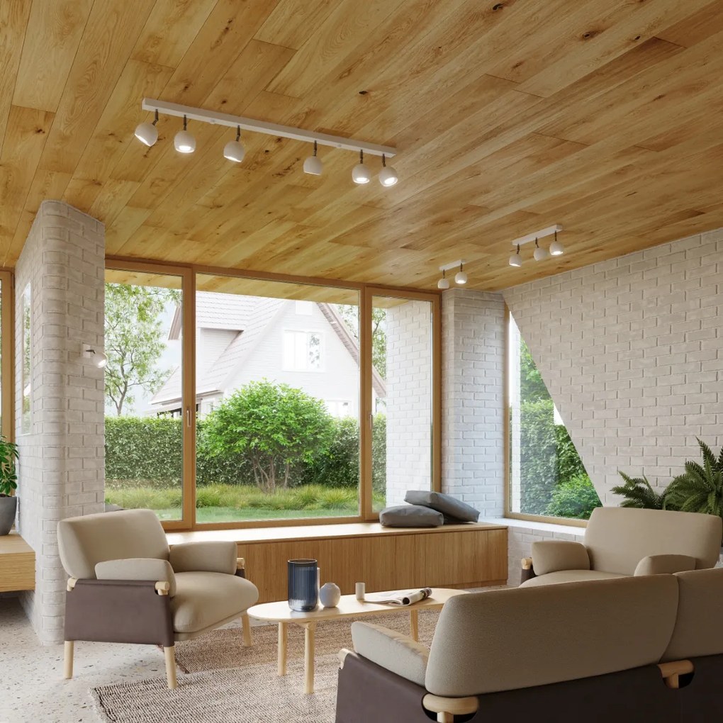 Sollux Lighting Stropní svítidlo OCULARE 4L bílé