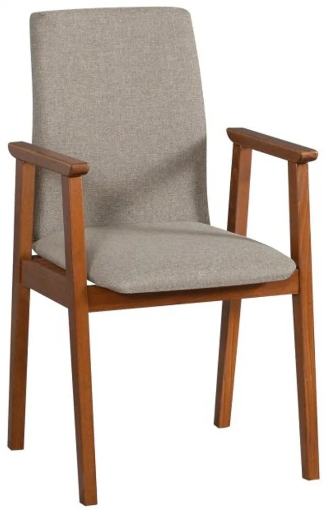 dřevěná jídelní židle z masivu čalouněná Fotel 1 drewmi