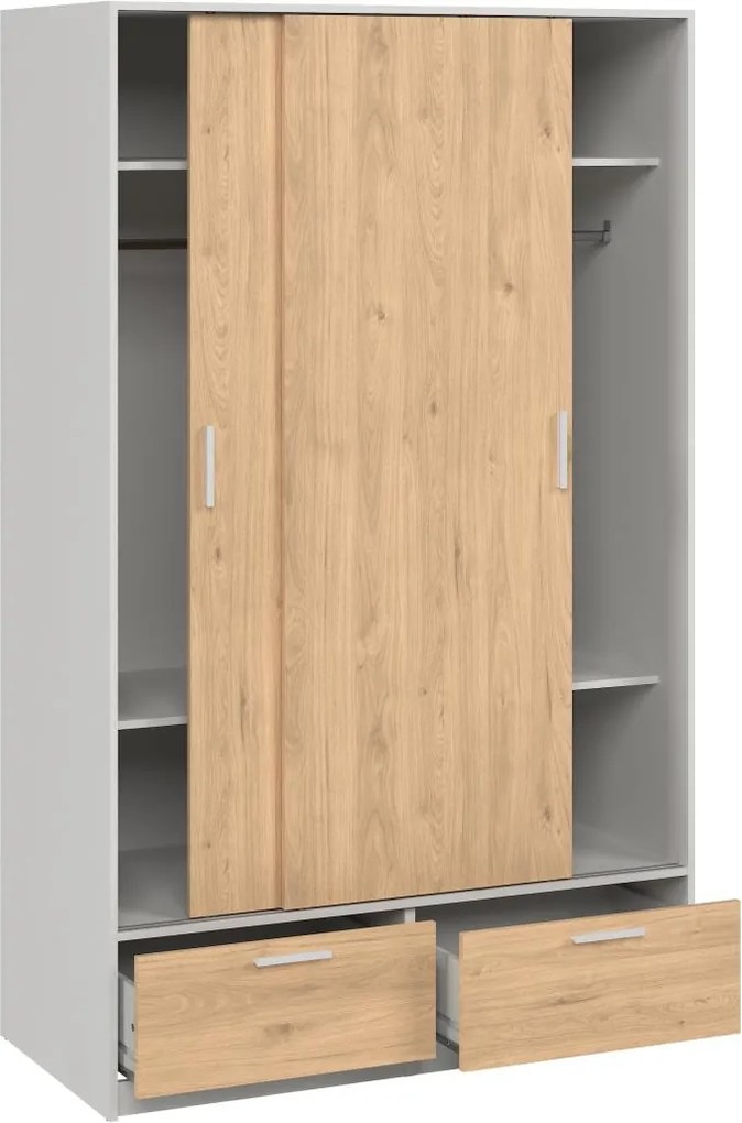 FALCO Skříň Lincoln 324 bílá/jackson hickory