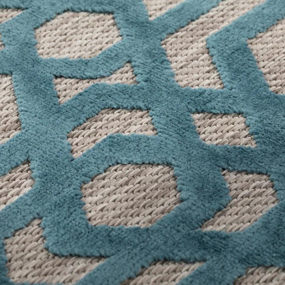 Flair Rugs koberce Kusový koberec Piatto Oro Blue ROZMĚR: 120x170