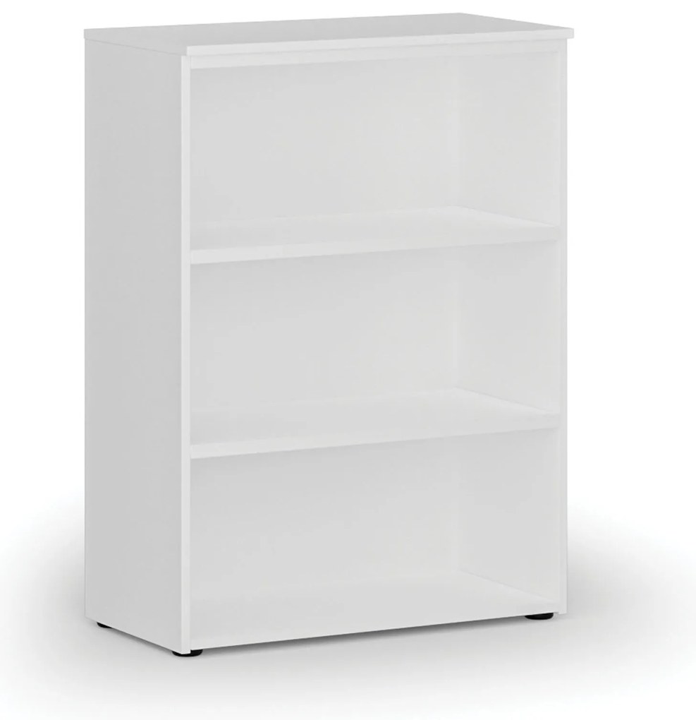 Kancelářský regál PRIMO WHITE, 800 x 420 x 1087 mm, bílá