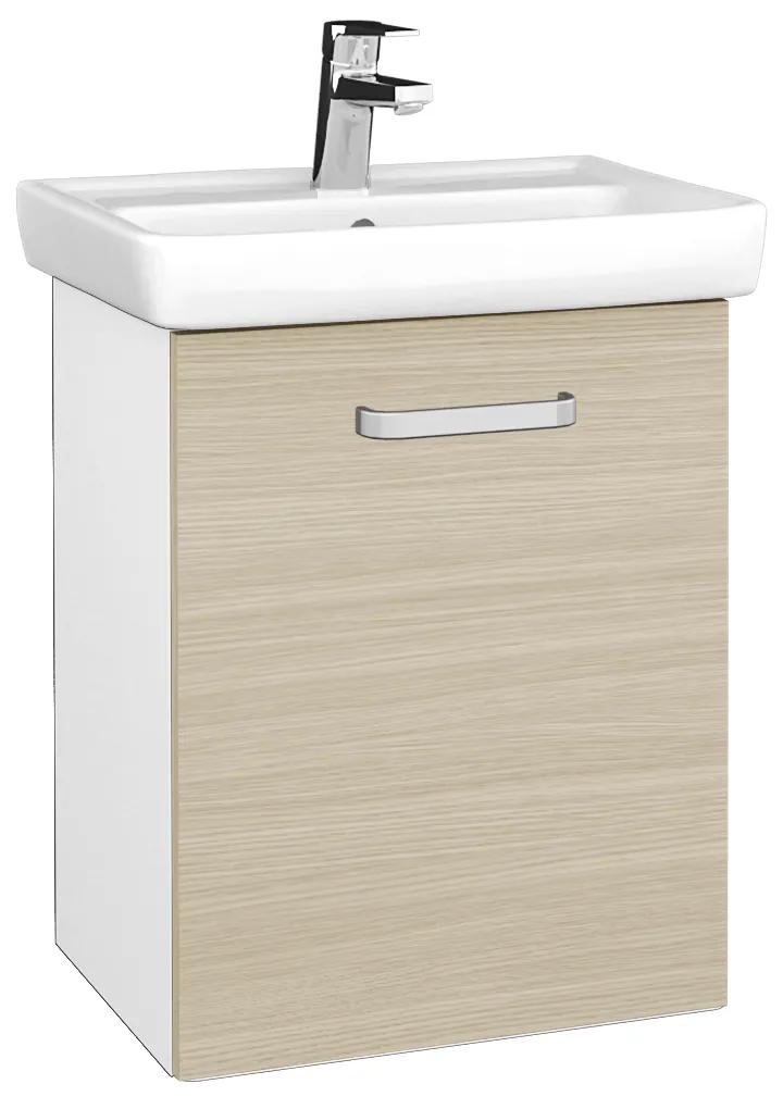 Dřevojas Koupelnová skříň DOOR SZD 50 Varianta: N01 Bílá lesk / Úchytka T01 / IND Individual / Pravé