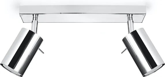 Sollux Lighting Stropní svítidlo RING 2 chrom