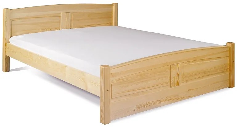 Postel Royal Zvolte rozměr postele: 120x200 cm, Vyberte odstín dřeva: Kaštan 19