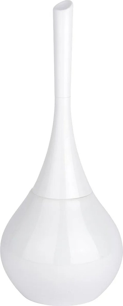 Toaletní kartáč FLAKON WHITE, bílý, keramický, WENKO